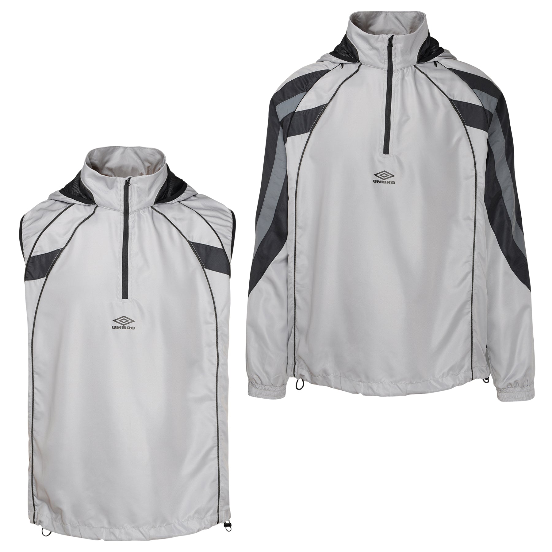 ZIP OFF SLEEVE WIND JACKET